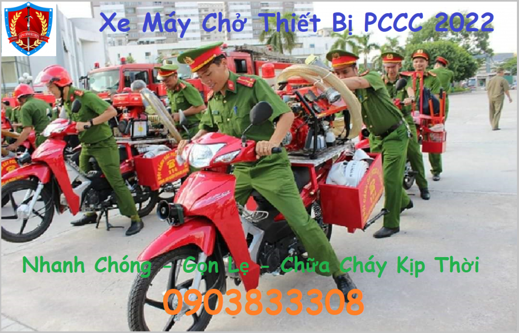 Xe máy PCCC mới nhất tại Việt Nam
